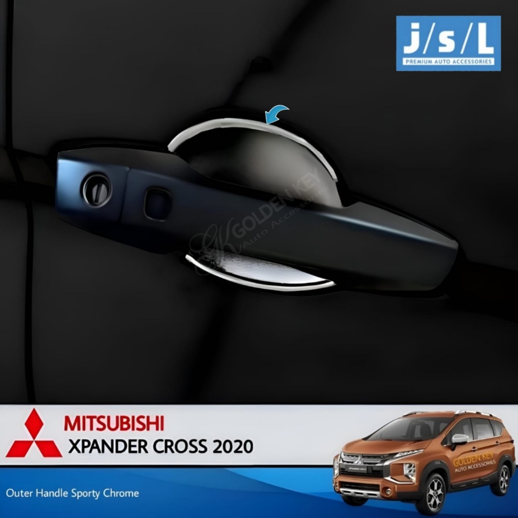 Jual JSL Outer Handle Xpander Cross 2020 Mangkok Pintu Sporty Chrome | Shopee Indonesia