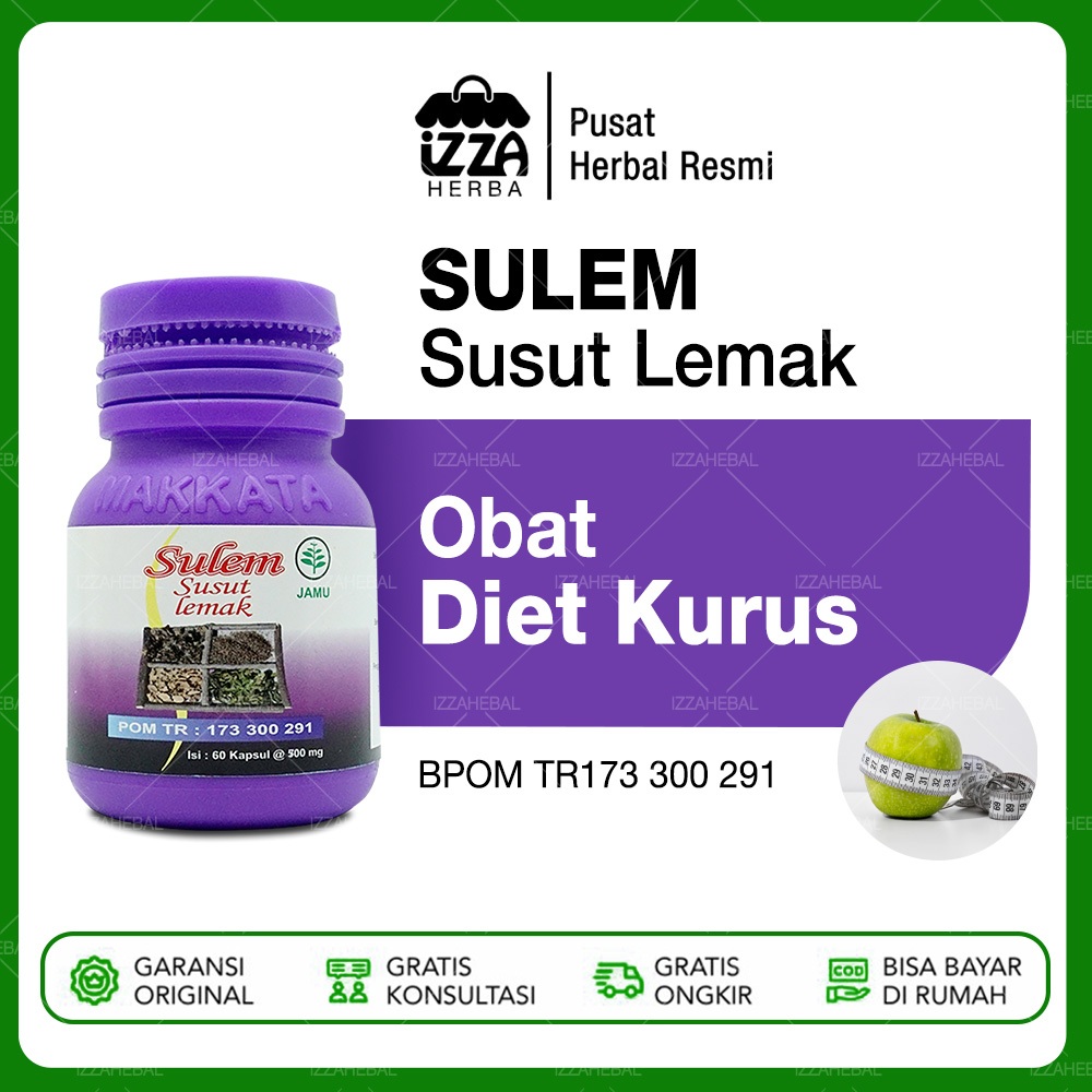 Jual PENURUN BERAT BADAN SULEM SUSUT LEMAK Obat Pelangsing Badan Cepat dan Ampuh 60 Kapsul BPOM ...