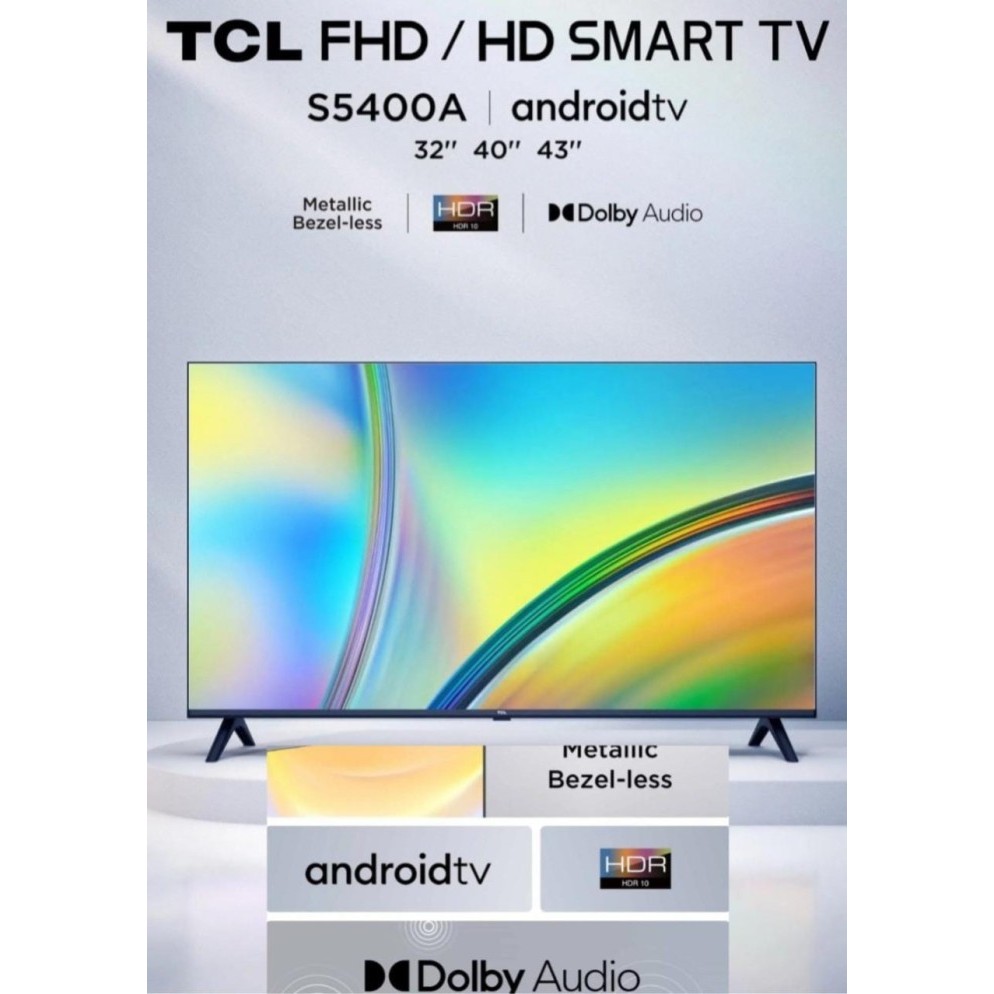 Jual LED TV TCL 43S5400A = 43" (FHD ANDROID TV) / LED TV TCL 40S5400A = 40" (FHD ANDROID TV ...