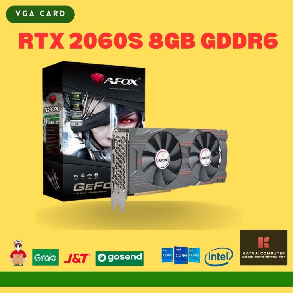 Jual VGA AFOX GEFORCE RTX 2060 Super 8GB DDR6 256 BIT | Shopee Indonesia