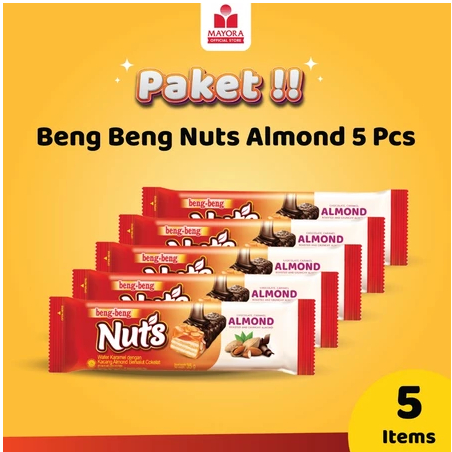 Jual BENG BENG NUTS Almond 35gr | Shopee Indonesia