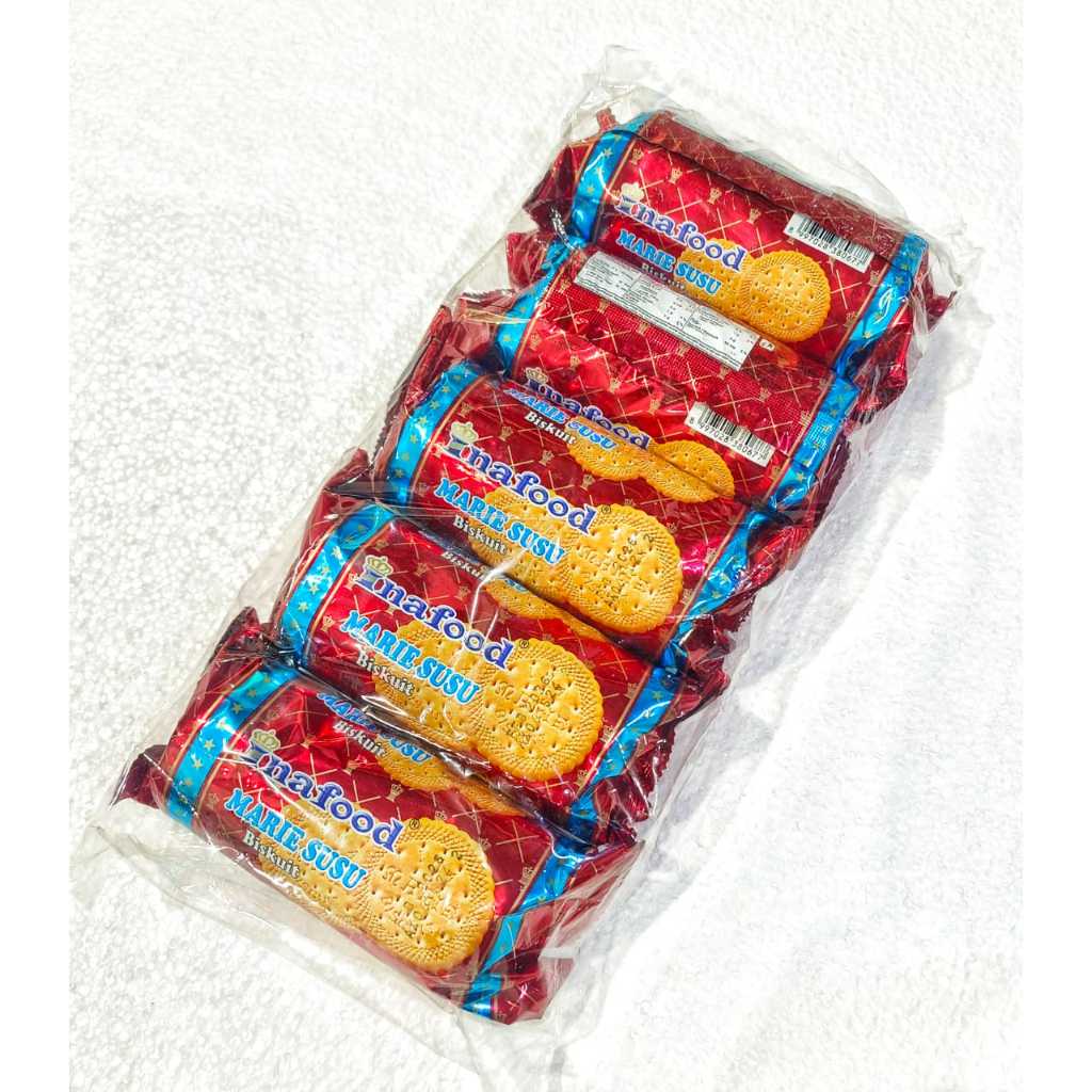 Jual Inafood Marie Susu Roll 90 gr isi 5 | Shopee Indonesia
