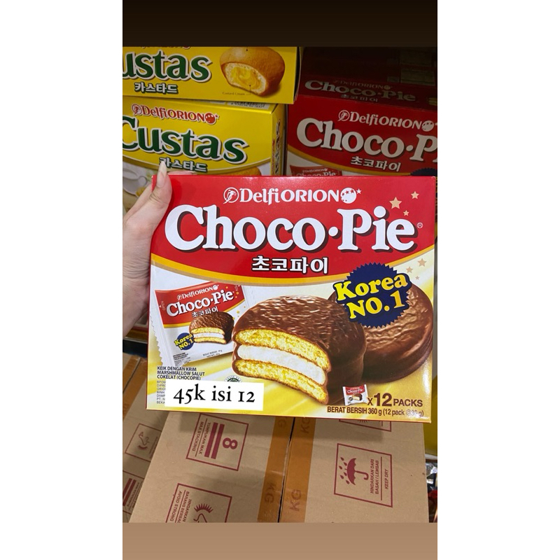 Jual Choco Pie - Korea 12pcs | Shopee Indonesia