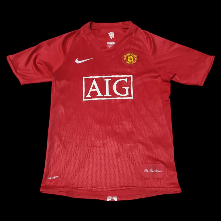 Jual NIKE JERSEY HOME MANCHESTER UNITED SEASON 2007 2008 2009 YOUTH ...