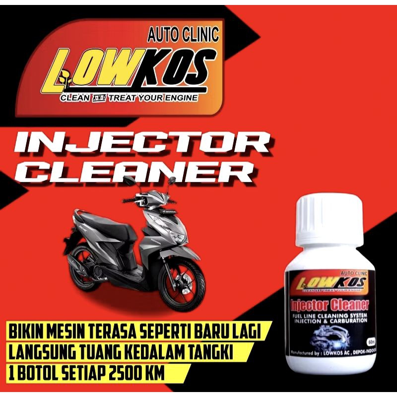 Jual LOWKOS Injector Cleaner Motor 60ml | Shopee Indonesia