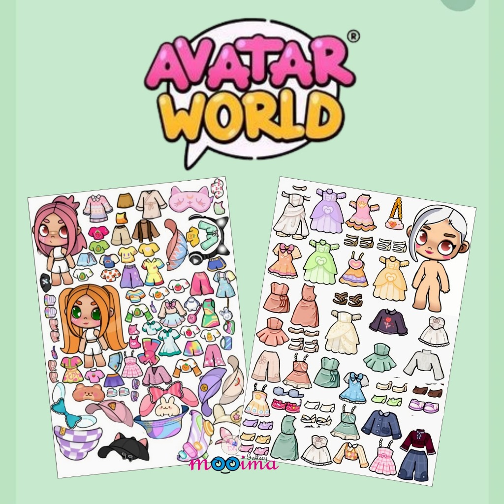 Jual Busy page Bepe bp an Avatar World / paper doll Avatar World ...