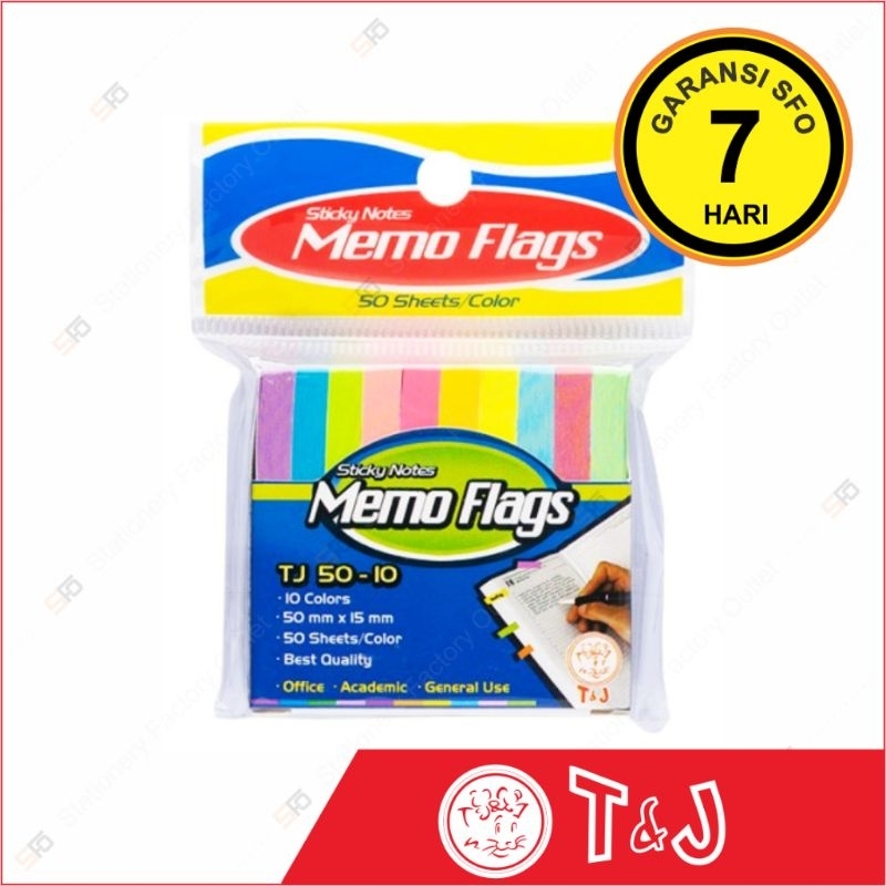 Jual Memo Flags Sticky Notes TJ 50-10 50mmx15mm | Shopee Indonesia