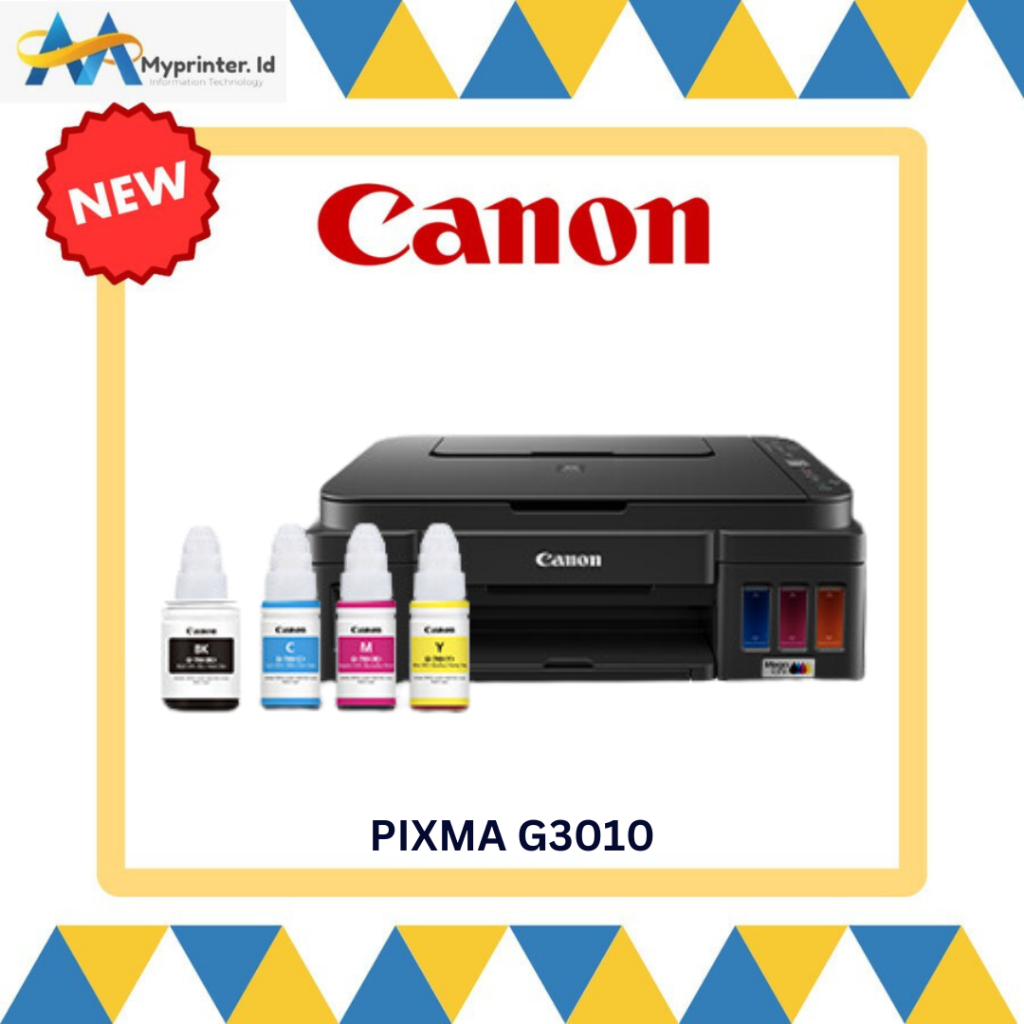 Jual Printer Canon G3010 ALL IN ONE A4 SEGEL ORIGINAL CANON INDONESIA ...