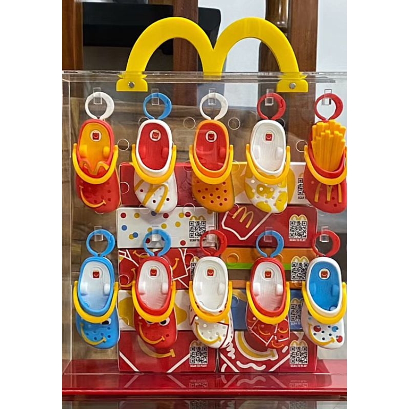 Jual Crocs McD Happy Meal Crocs Keychain | Shopee Indonesia
