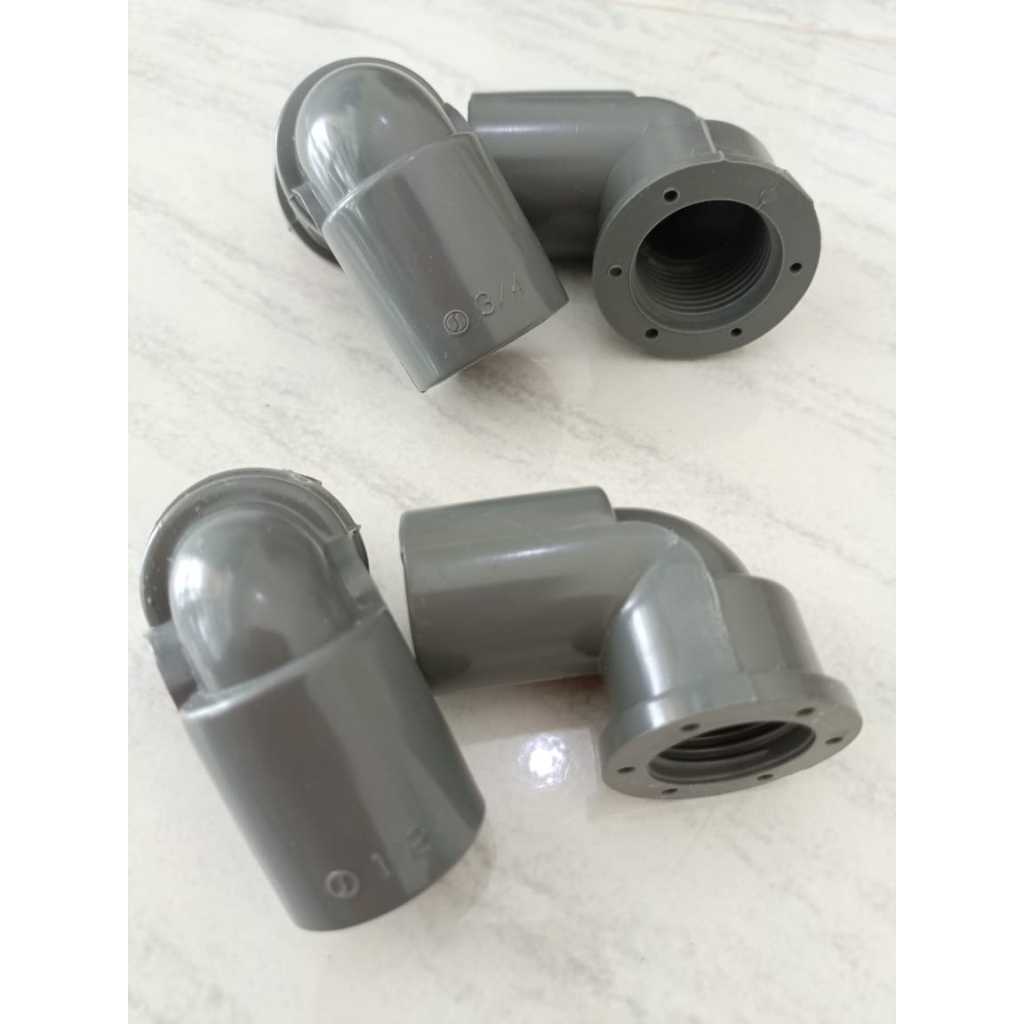Jual knee drat dalam 1/2 3/4 Pipa PVC 1/2 3/4 L pipa pvc Sambungan pipa pvc | Shopee Indonesia