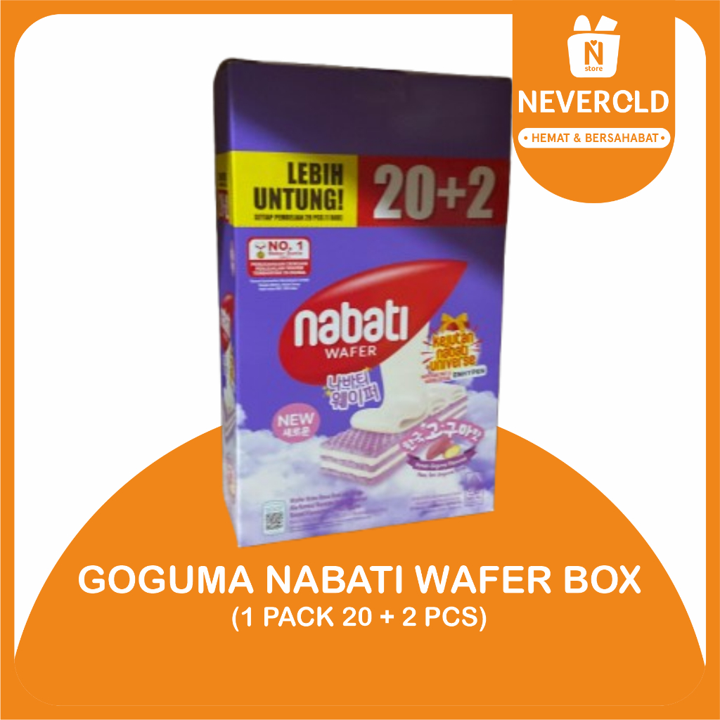 Jual (NEW !) GOGUMA NABATI WAFER BOX ISI 20 + 2 @6gr | Shopee Indonesia
