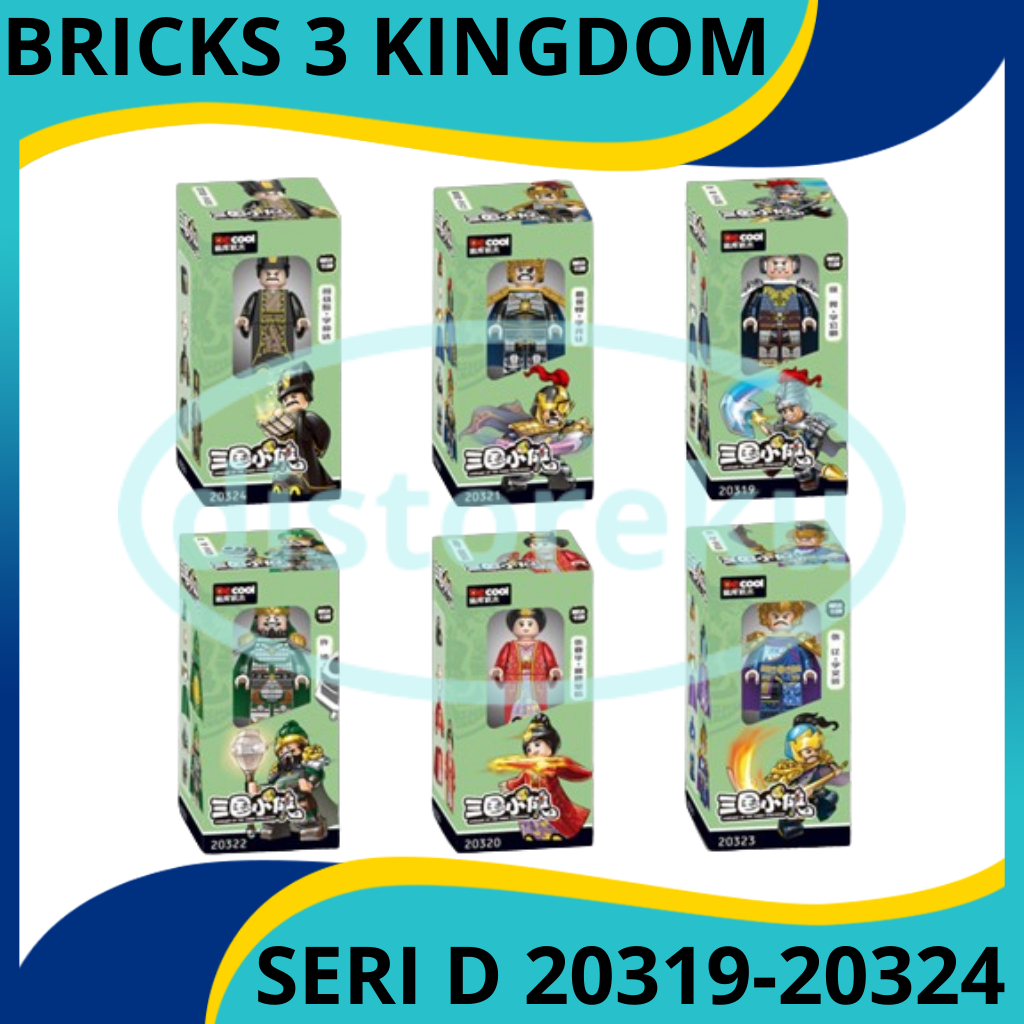 Jual DECOOL BRICK DE COOL BRICKS THREE KINGDOM SAMKOK 3 RAJA XU HUANG ZHANG CHUN HUA XIA HOU DUN ...