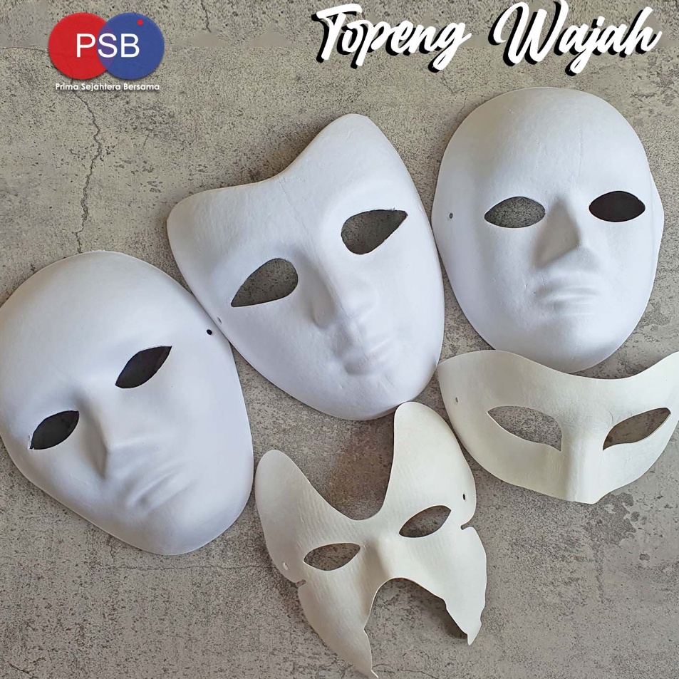 Jual Harga Terbaik Topeng Lukis Wajah Polos Topeng Karakter Topeng ...