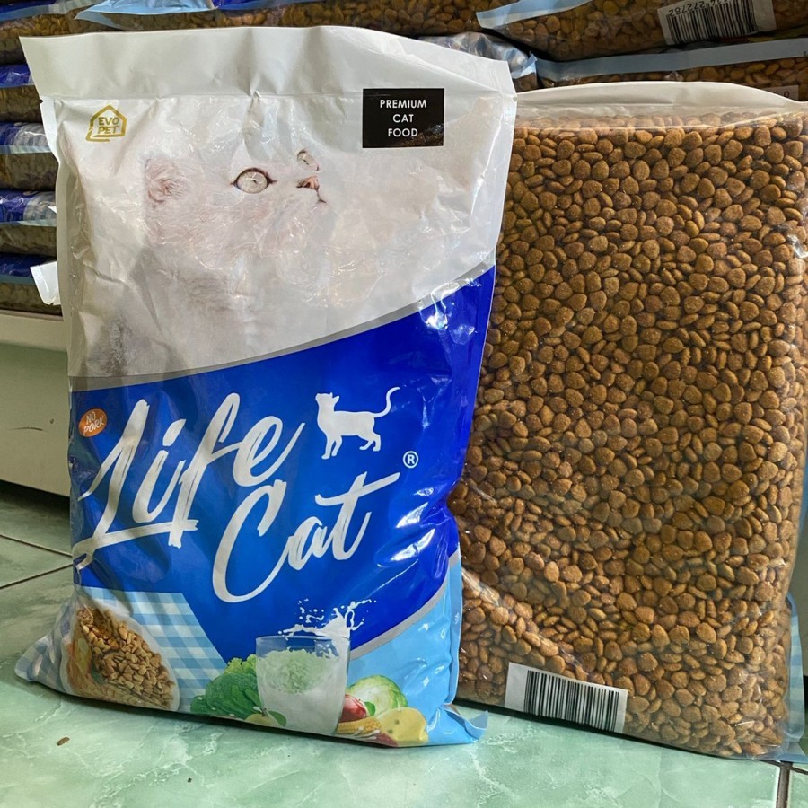 Jual ( 5 PCS ) Life Cat Repack 1kg / Cat Food Life Cat Dry Food ...