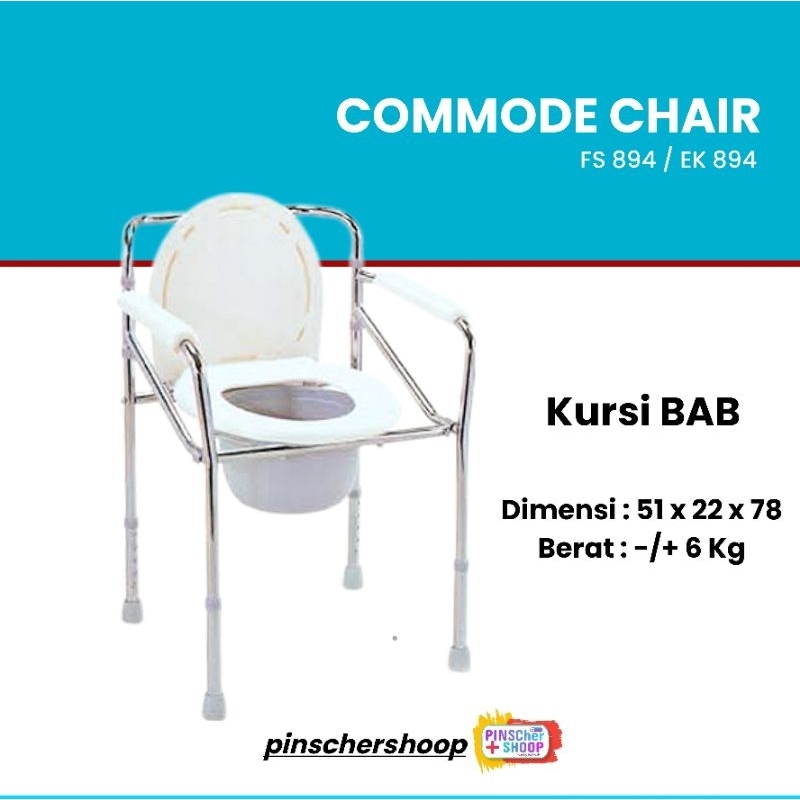 Jual Kursi Bab Commode Chair FS 894 / EK 894 Deluxe | Shopee Indonesia