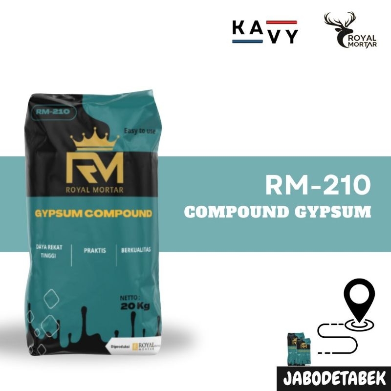 Jual Semen Instan | Compound Gypsum | RM 210 Royal Mortar | Shopee ...