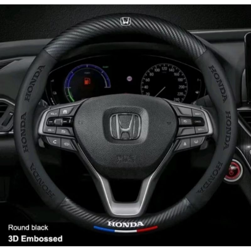 Jual sarung cover setir stir mobil car kulit sapi EMBOSSED 3D BRIO ...