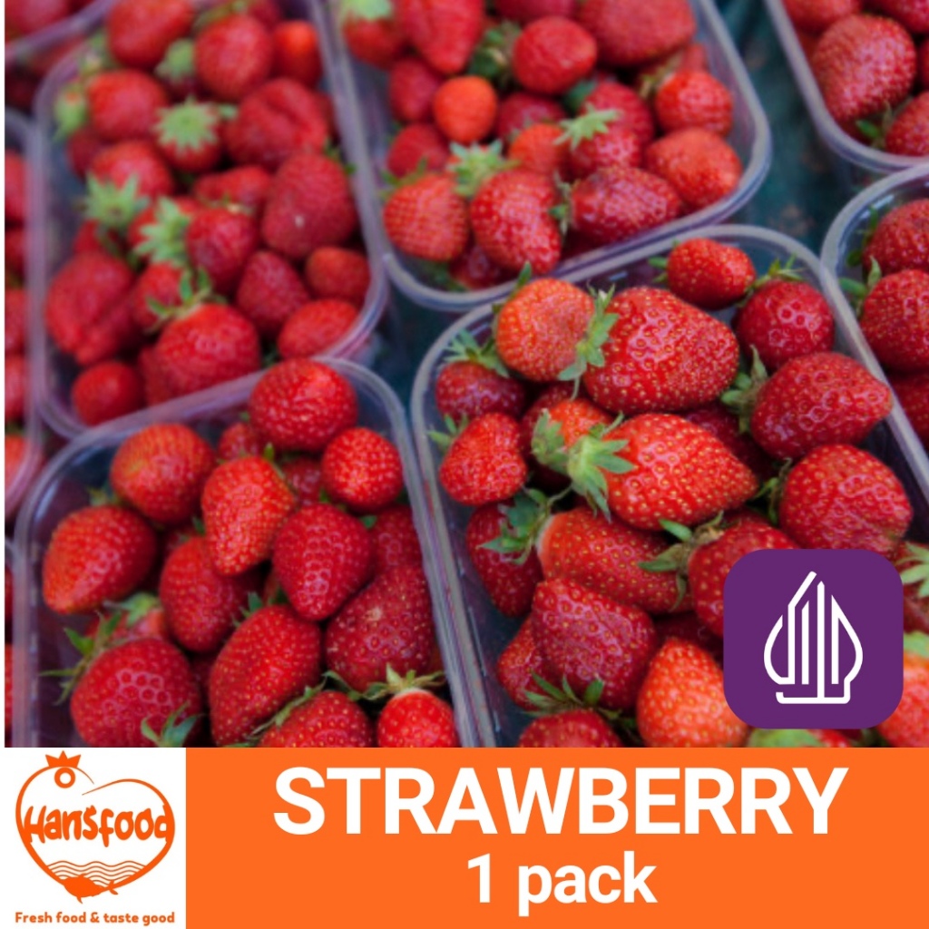 Jual *BUAH STRAWBERRY SEGAR PER PACK | Shopee Indonesia