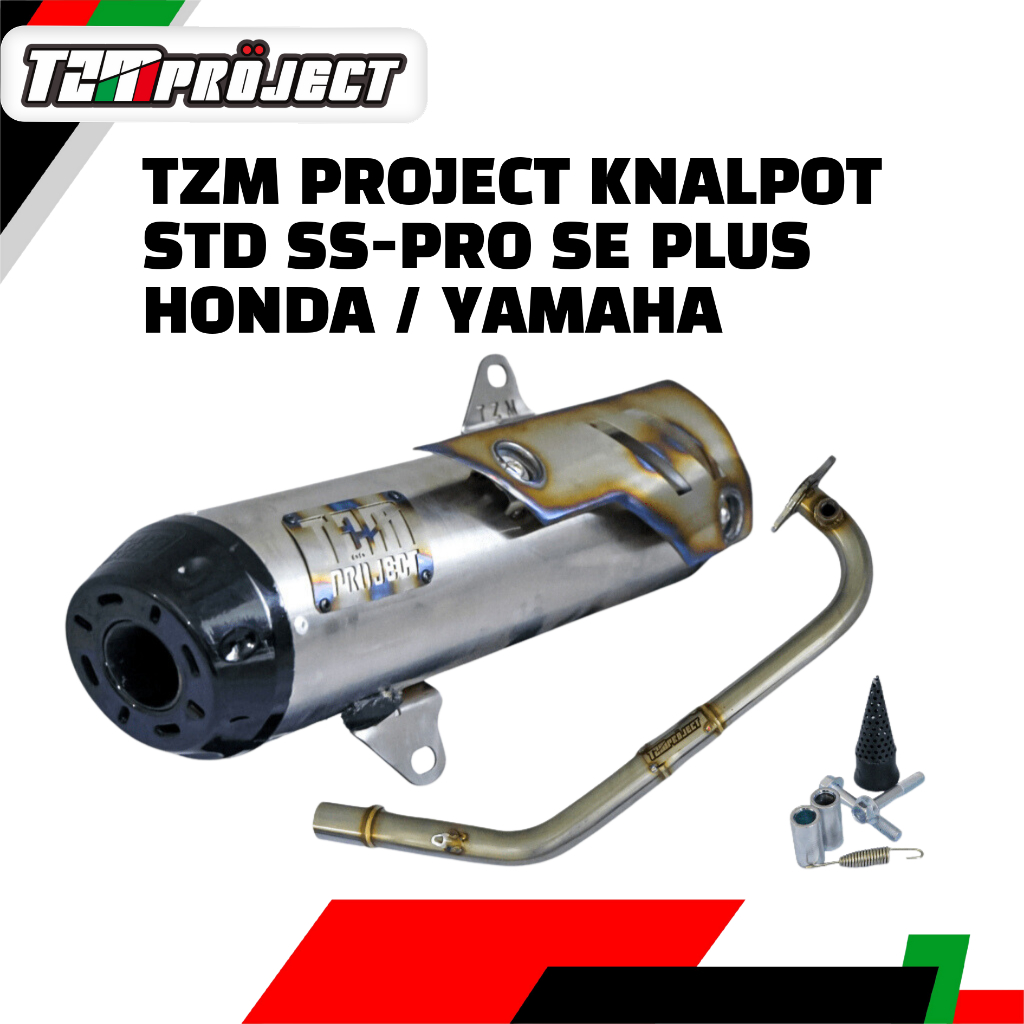 Jual Knalpot TZM Project STD SS PRO SE PLUS Yamaha/Honda Vario 125 150 Beat Scoopy Nmax Aerox ...