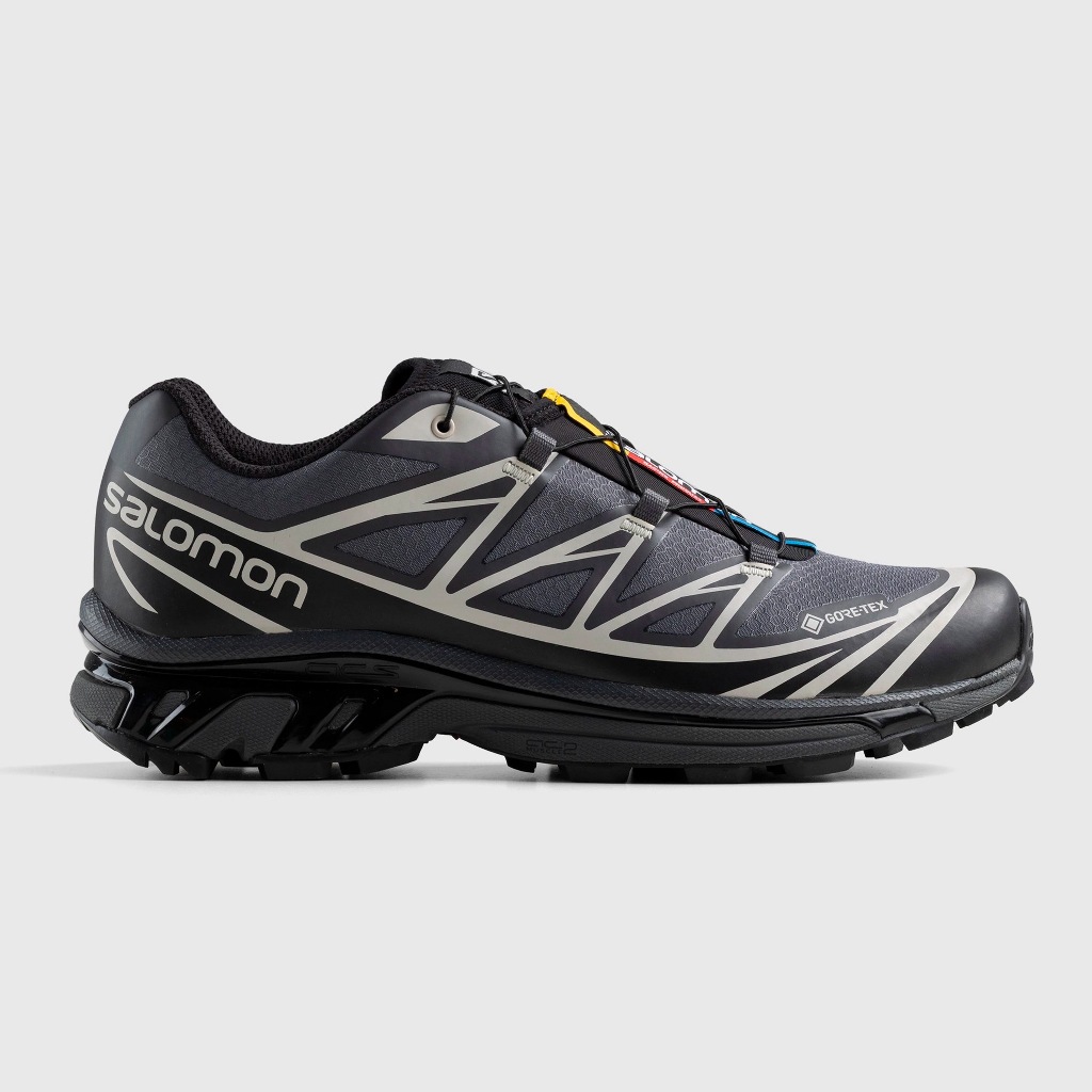 Jual Salomon XT 6 Gore Tex Black Ebony Lunar Rock Original | Shopee Indonesia