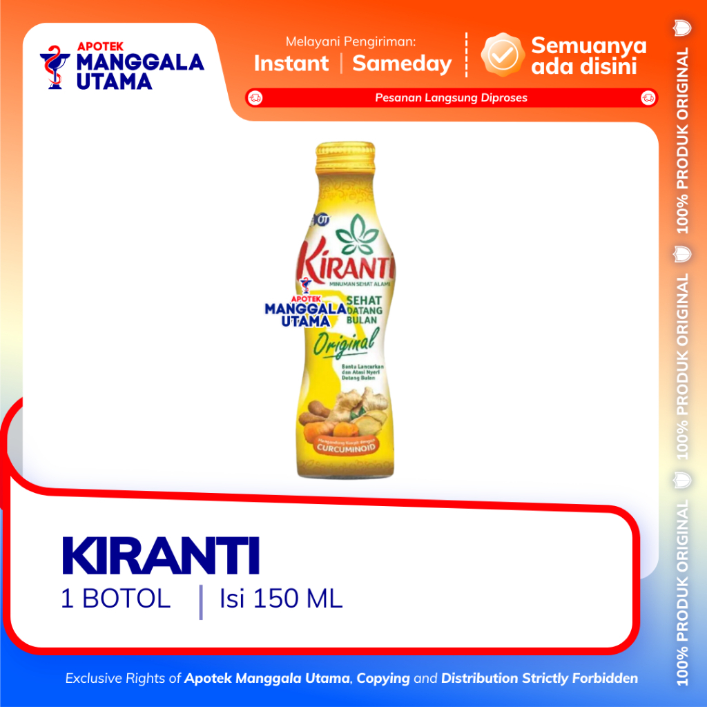Jual KIRANTI SEHAT DATANG BULAN ORIGINAL 150 ML | Shopee Indonesia