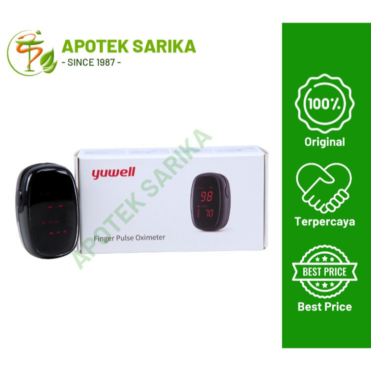 Jual Finger Pulse Oximeter Yuwell YX-103 - Alat Ukur Saturasi Oksigen ...