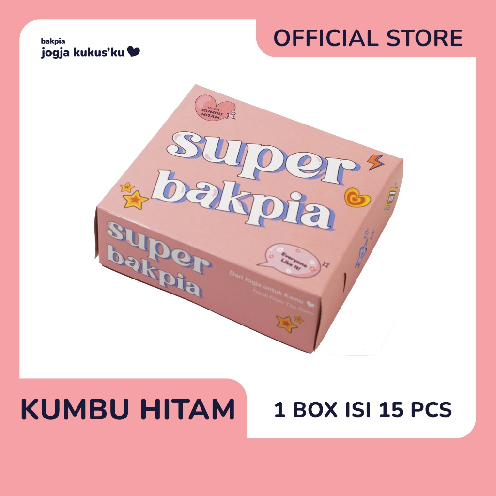 Jual SUPER BAKPIA Rasa Kumbu Hitam isi 15 l Oleh-oleh Khas Jogja l ...