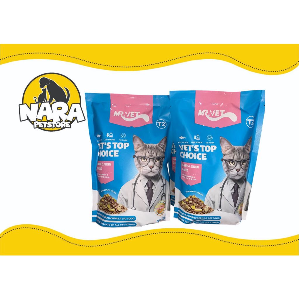 Jual Dry Cat Food Mr VET 300 gr - Makanan Kucing Kering Premium Mr.Vet ...