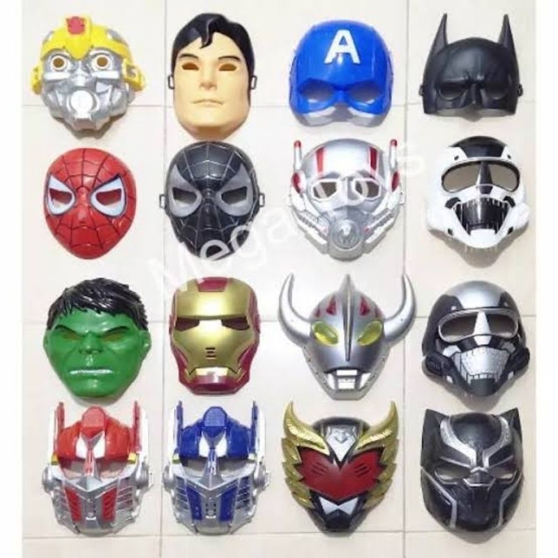 Jual topeng Avengers / topeng anak / topeng plastik murah | Shopee ...