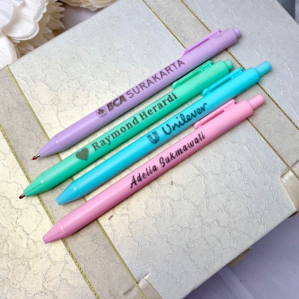 Jual [Custom] pulpen pena Custom Nama Grafir Laser | FREE Custom Nama ...