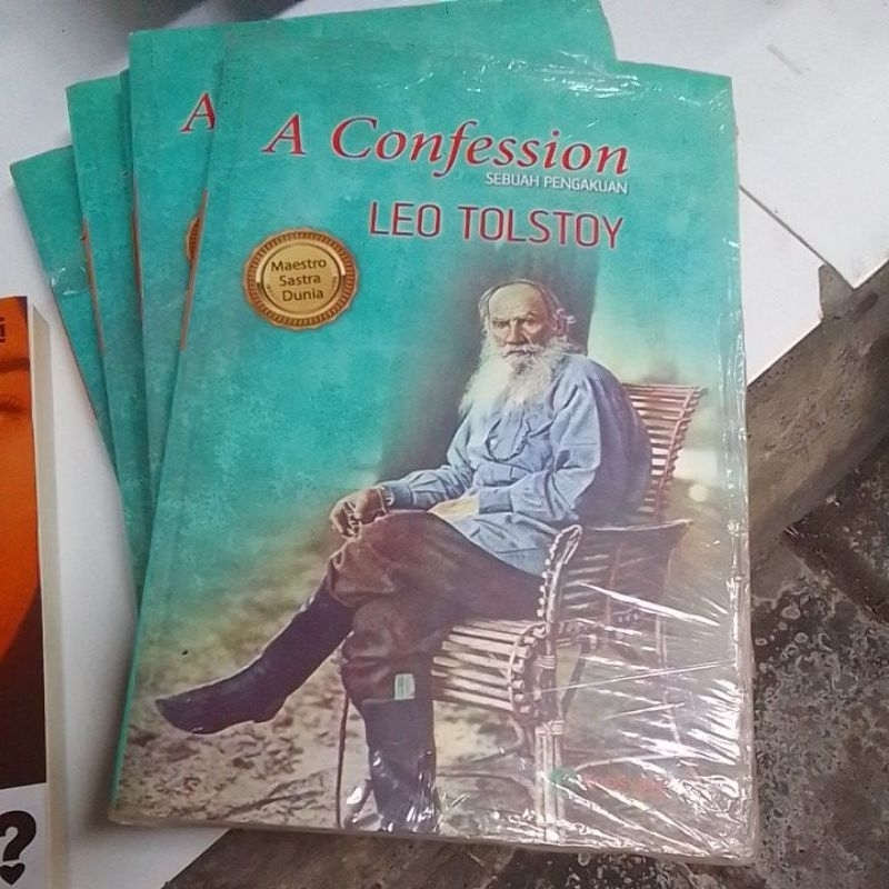 Jual buku cerita novel sastra Peraih penghargaan Leo Tolstoy a confession original | Shopee ...