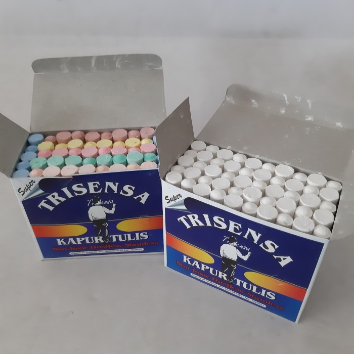 Jual KAPUR TULIS TRISENSA / Tambahkan pengaman paket biar lebih aman ...