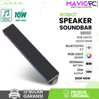 Jual ROBOT RB680 Soundbar Speaker Bluetooth Wireless 5.3 Sky Sound ...