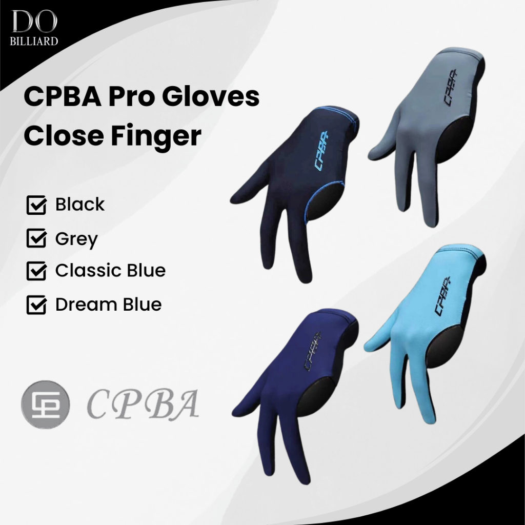 Jual CPBA Pro Gloves Close Finger Sarung Tangan Billiard / Sarung ...