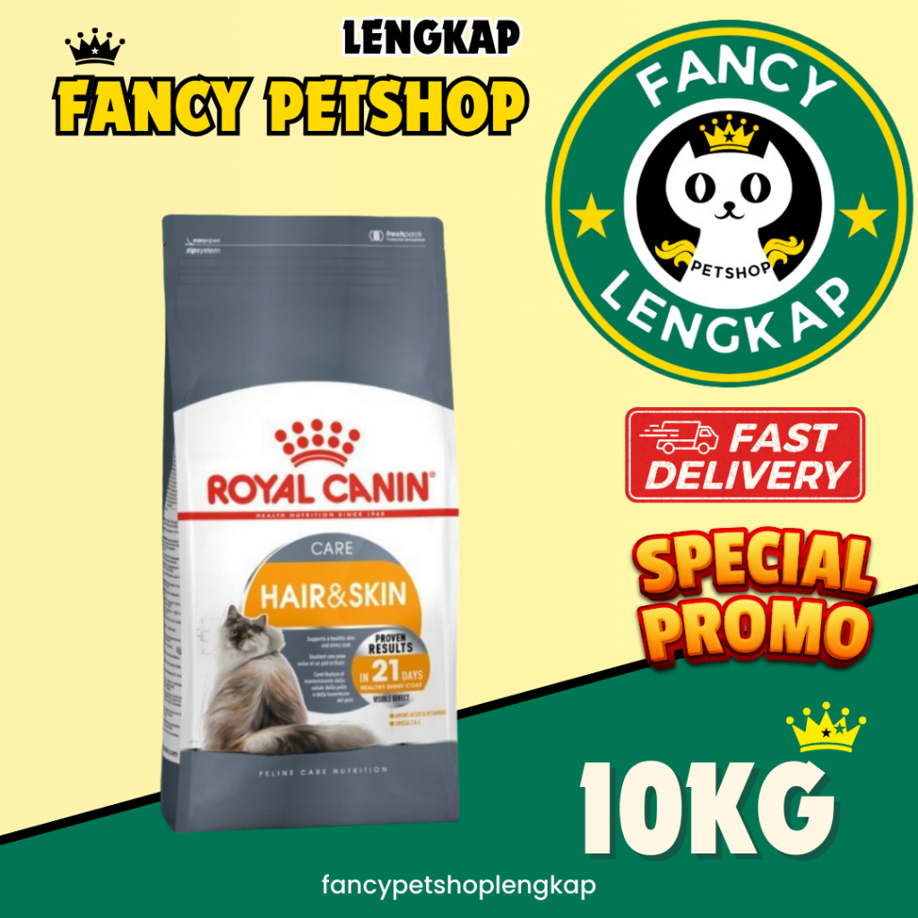 Jual royal canin hair and skin 10kg | Shopee Indonesia