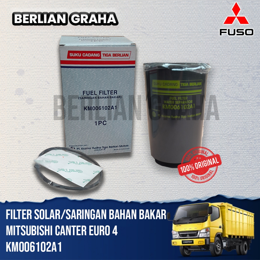 Jual Filter Solar Besar / Panjang Canter Euro 4 Original Mitsubishi ...