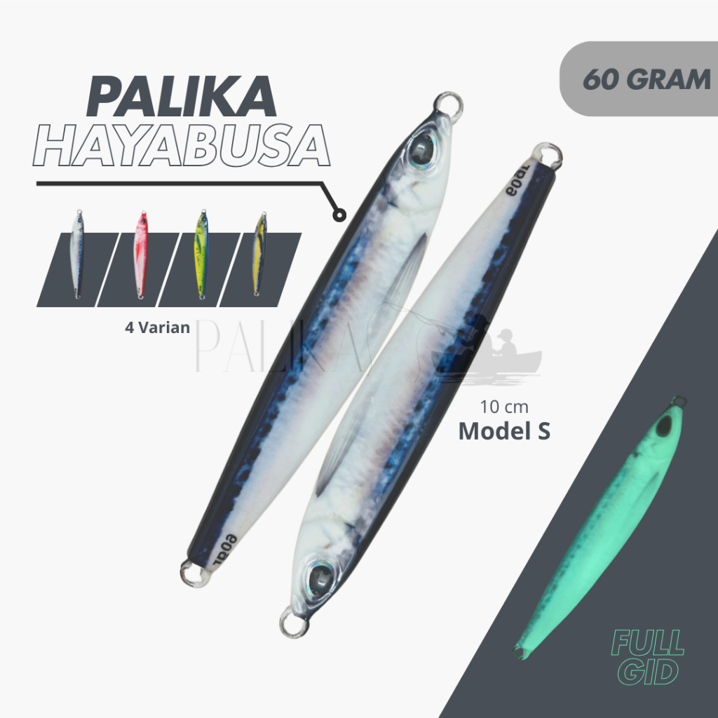 Jual Metal jig 60 gram Palika Hayabusa 60gr 60g 60gram 60 gr 60 g 60 gram | Shopee Indonesia