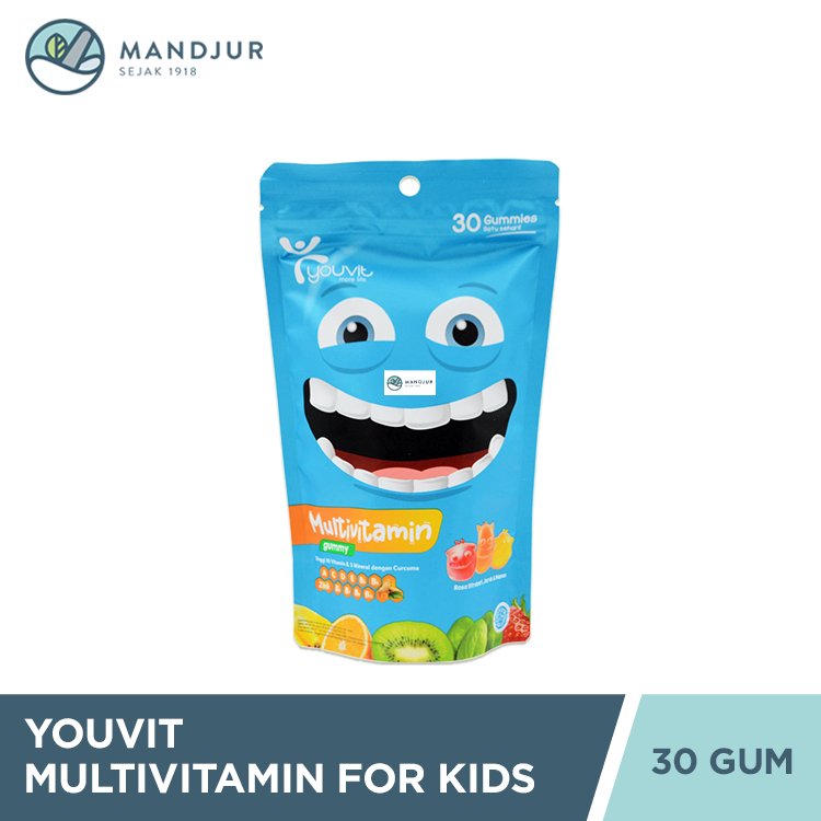 Jual Youvit Multivitamin For Kids 30 Gummies - Multivitamin Gummy Anak Rasa Mix Buah | Shopee ...