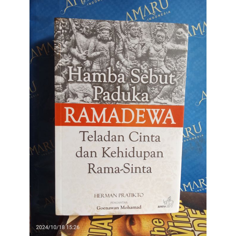 Jual ORIGINAL HAMBA PADUKA RAMA DEWA TELADAN CINTA DAN KEHIDUPAN RAMA ...