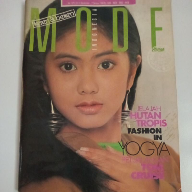 Jual Majalah Mode Tahun 1990 Cover Kemenangan Novitasari | Shopee Indonesia