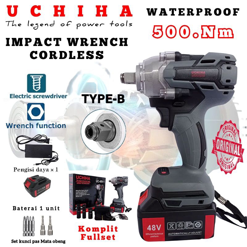 Jual Impact wrench 88vf uchiha mesin pembuka baut ban roda truck mobil ...