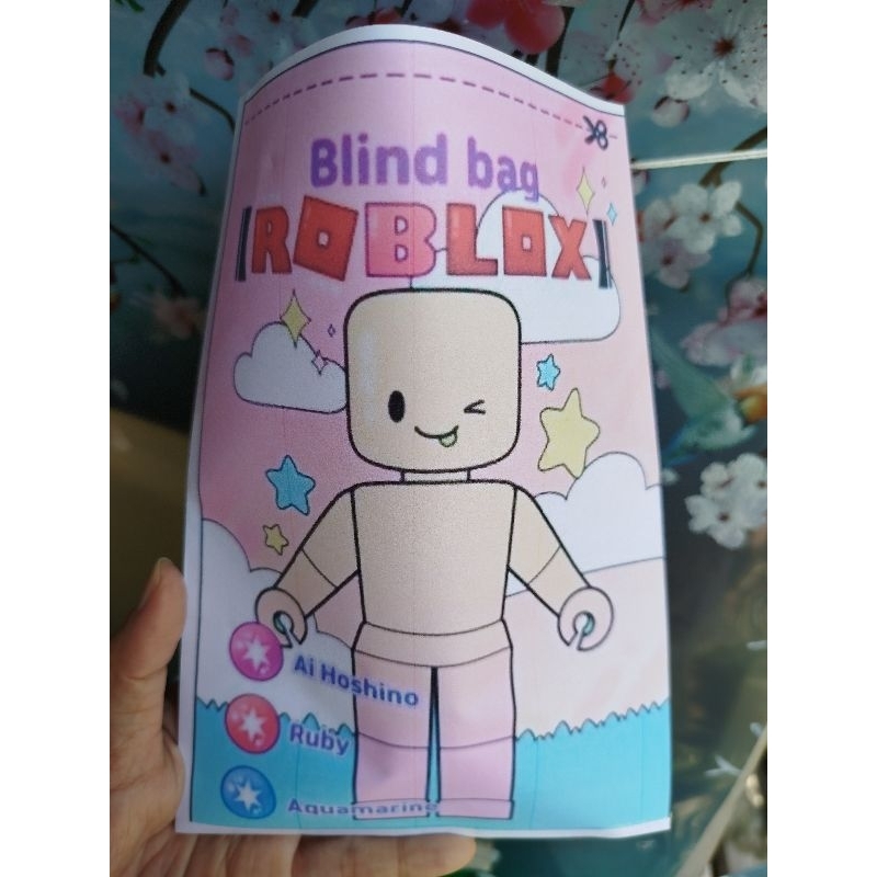 Jual blind bag paperdoll roblox paper squishy mainan kertas | Shopee ...