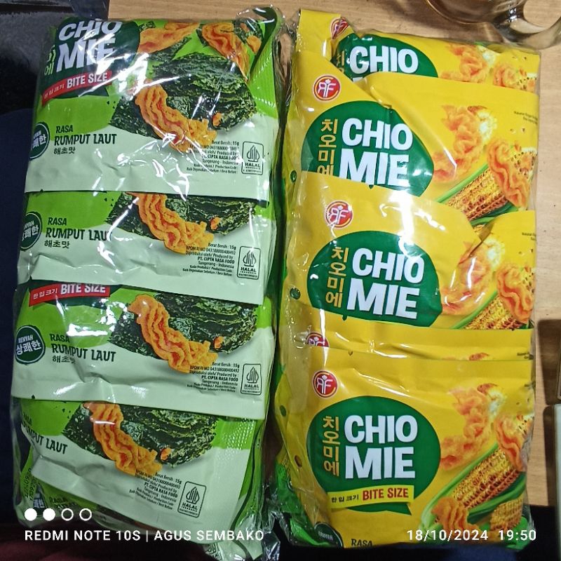 Jual 1 pak snack chio mie 10s all varian (BELI 5 GROSIR) | Shopee Indonesia