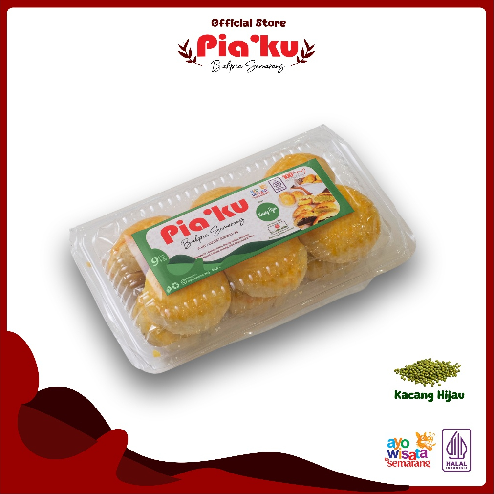 Jual Bakpia Piaku Semarang - Rasa Kacang Hijau (Original) Isi 9 Biji ...