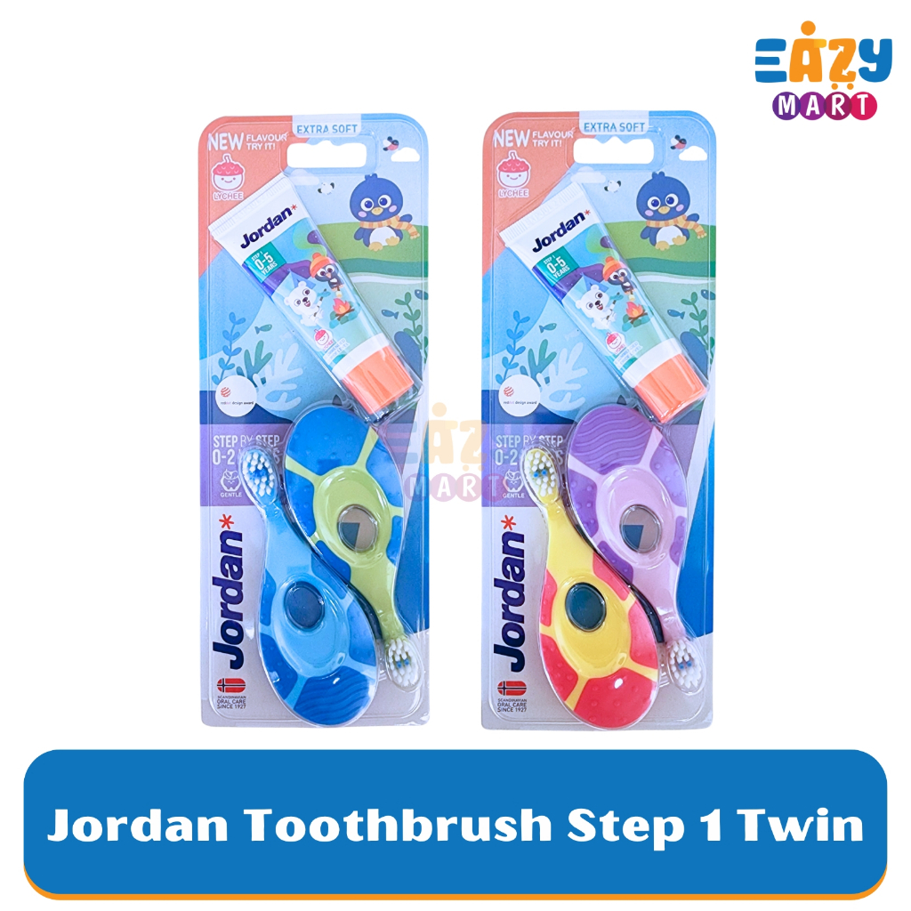 Jual Jordan Kids Toothbrush Twin | Shopee Indonesia
