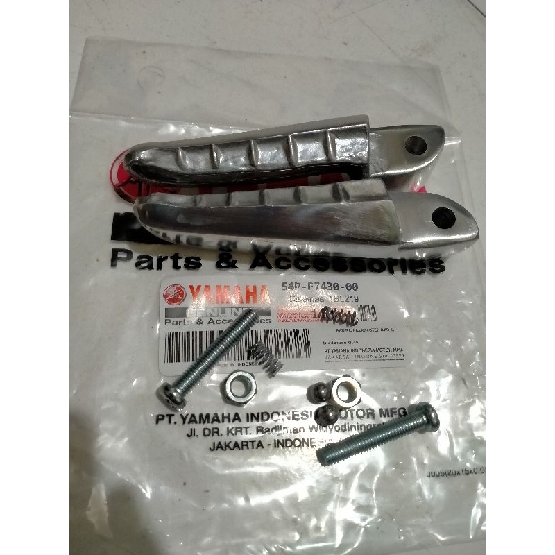 Jual Footstep chrome/ Step Belakang Mio J/Mio M3/Soul GT 125/Mio New ...