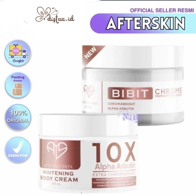 Jual [Official Distributor]AFTERSKIN - 10× Exstra Chromabright Body ...