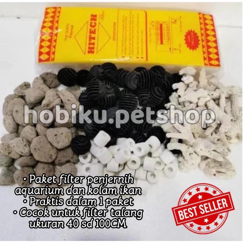 Jual PAKET HEMAT DAN SIMPLE PAKET MEDIA FILTER 5in1 AQUARIUM PENJERNIH ...