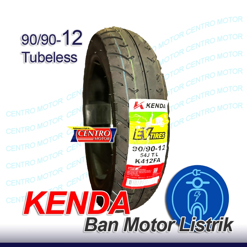 Jual Ban motor listrik 90/90-12.KENDA K412FA Awet dan Grip nya mantap ...