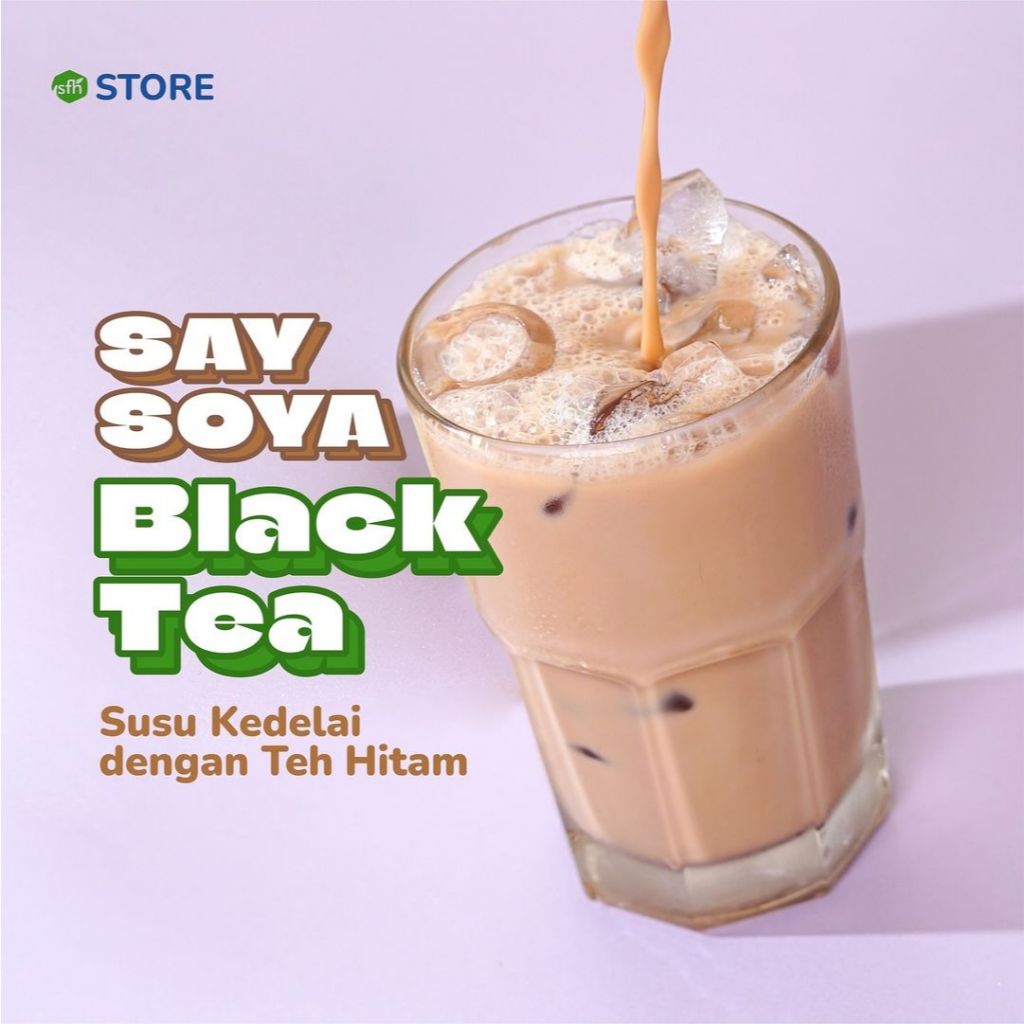 Jual SUSU KEDELAI BUBUK SAY SOYA BLACK TEA | MINUMAN BUBUK INSTANT ...